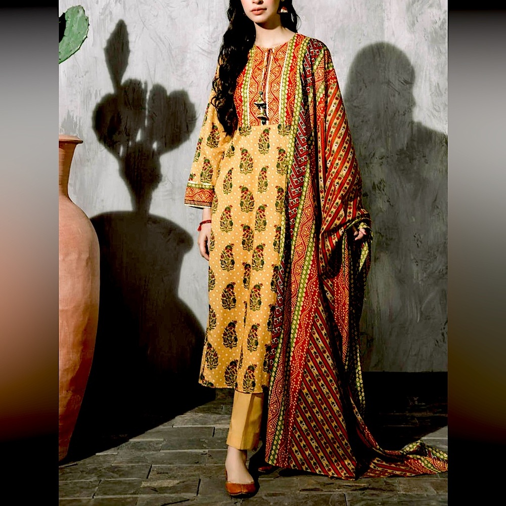 Pakistani Outfit 3 Piece - Gem